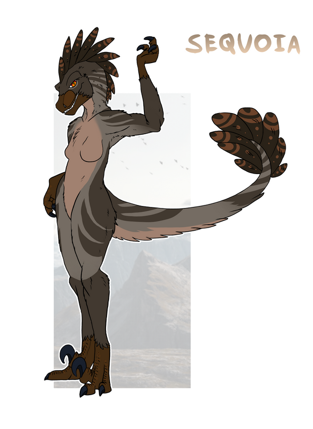anthro raptor reference