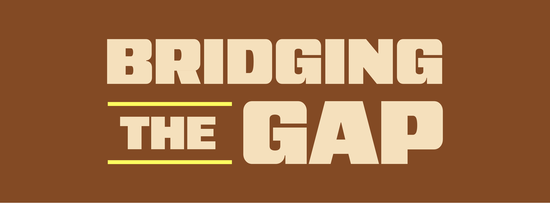 bridging the gap synonym