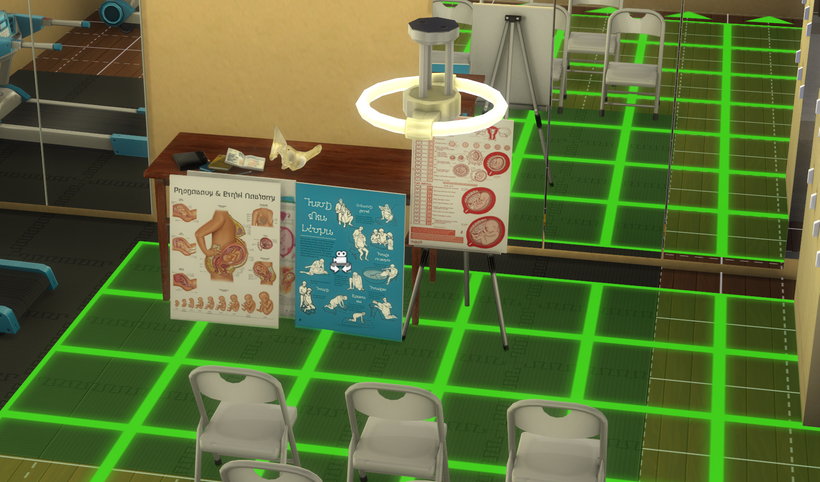 science table sims 4