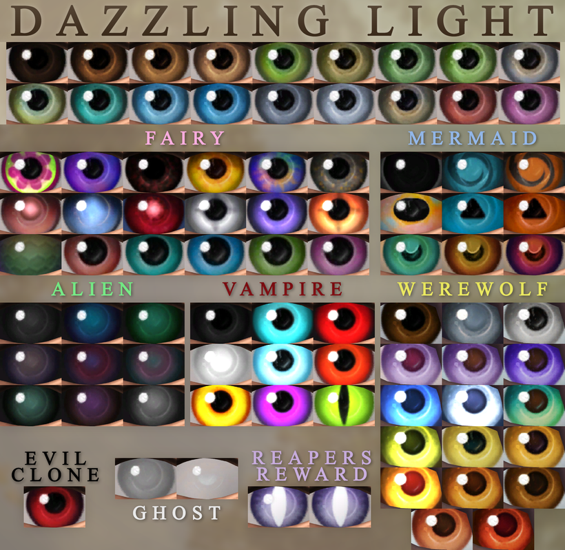 vampire eye color chart