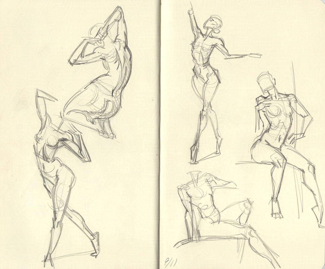 figure drawing practise