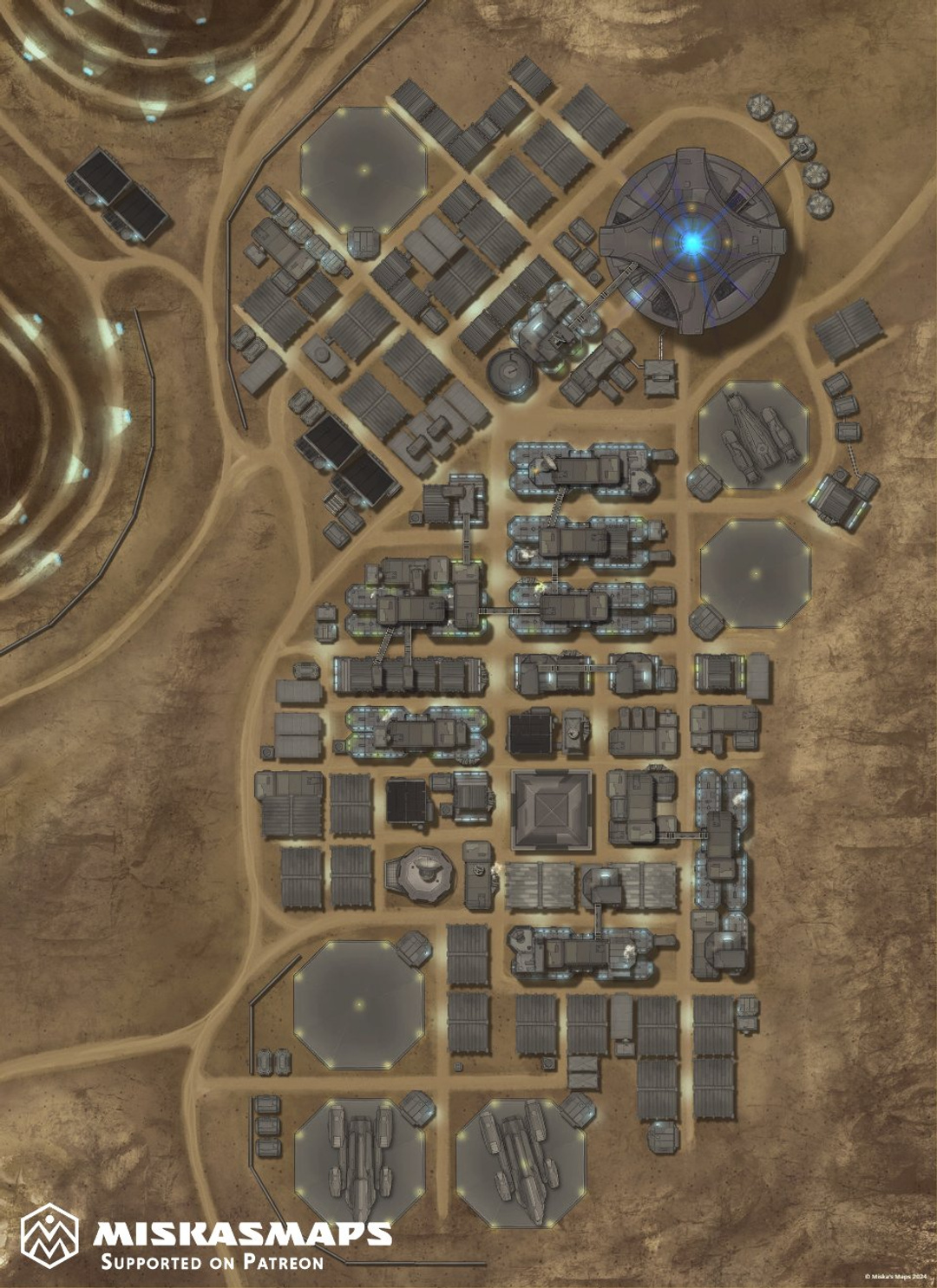 space mining colony