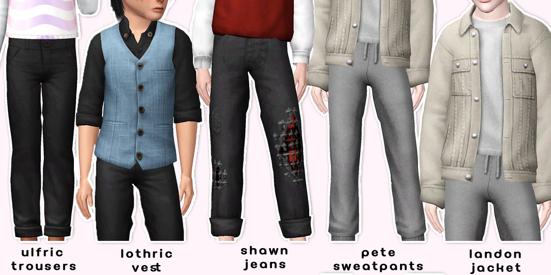 sims 3 clothes