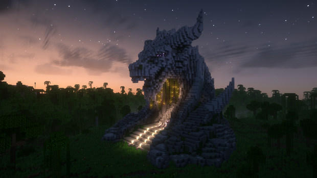 ender dragon statue schematic