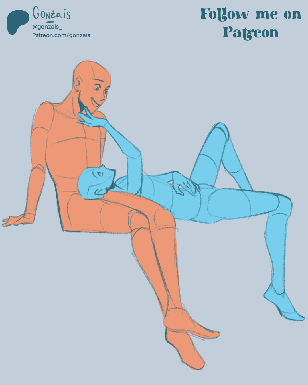 drawing poses couple