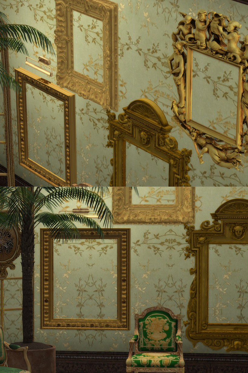 empty picture frames sims 4