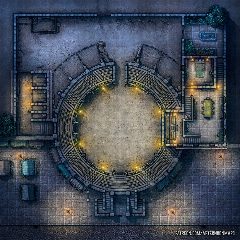 underground fighting ring dnd