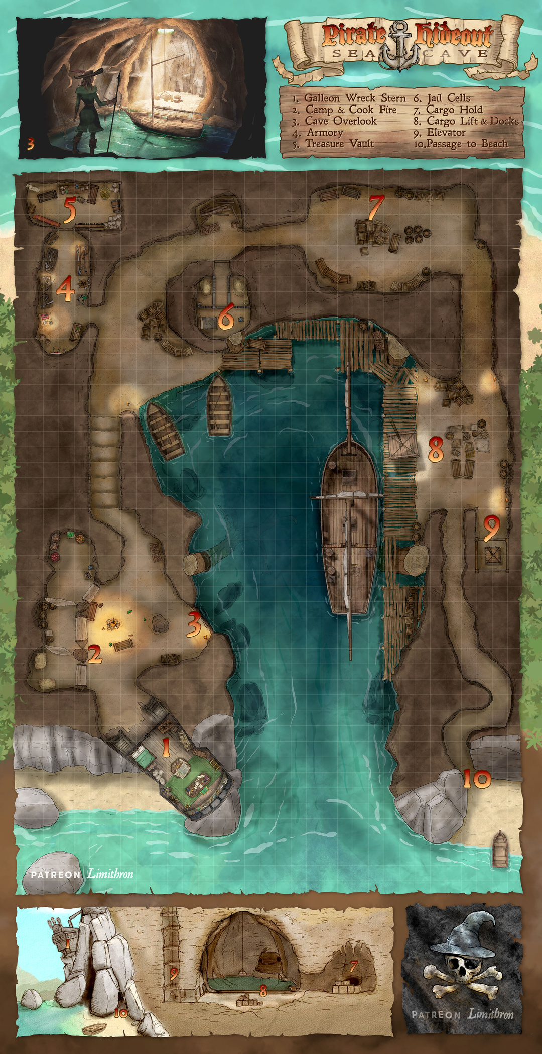 pirate hideout