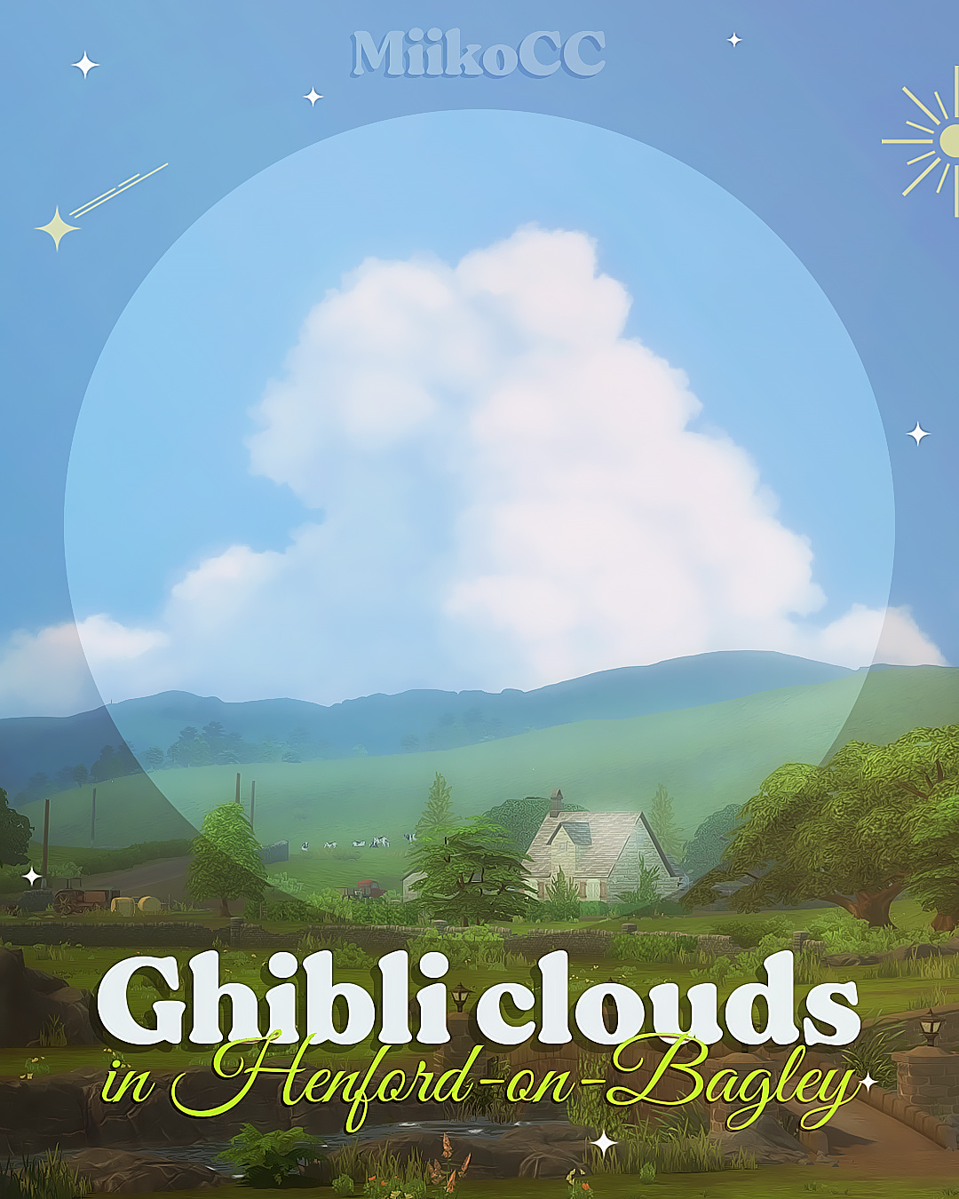 chibi clouds sims 4