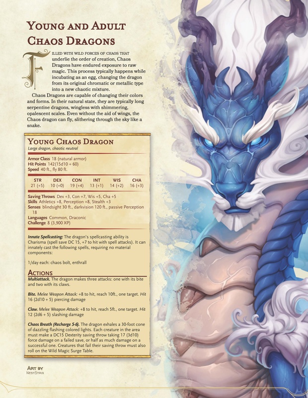 half dragon 5e stat block