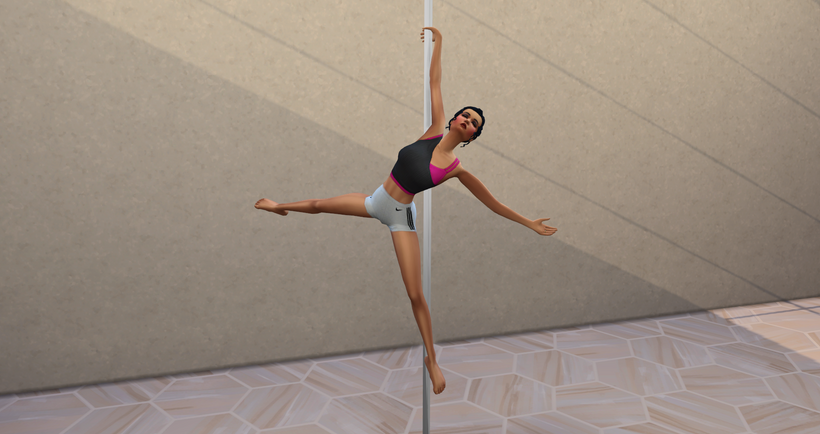 sims pole dance