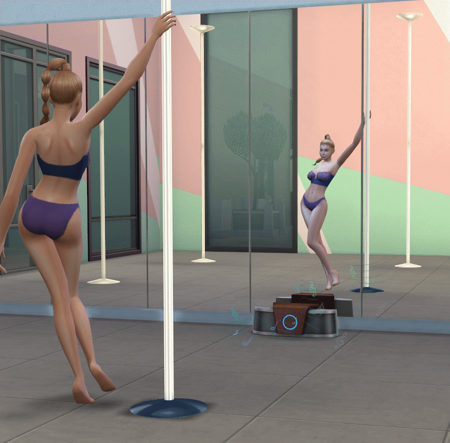 sims pole dance