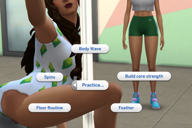 sims pole dance