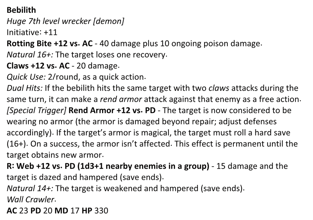 bebilith demon