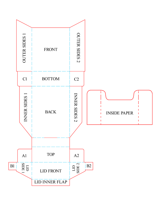 cigarette box template