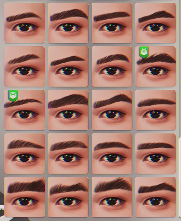 eyebrow texture vrchat