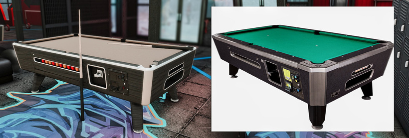 sims pool table